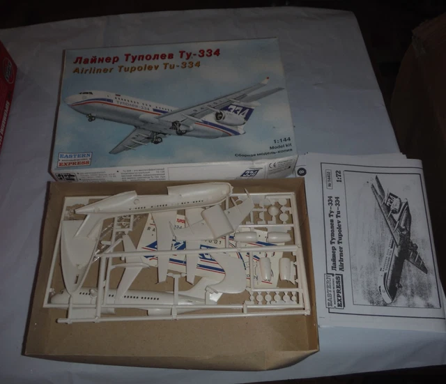 MODELKIT EASTERN EXPRESS Airliner Tupolev TU-334 on 1:144 in Box £27.99 ...