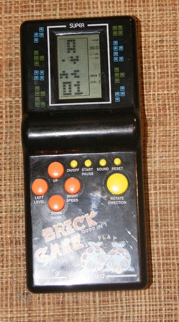 JEU ÉLECTRONIQUE VINTAGE - Super Brick Game TS 9999 foncitonnel EUR 15 ...