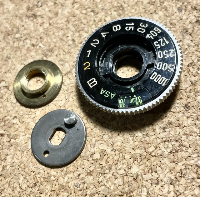 CANON AE-1 AT-1 Shutter Speed ISO Dial - OEM Replacement Repair Genuine ...