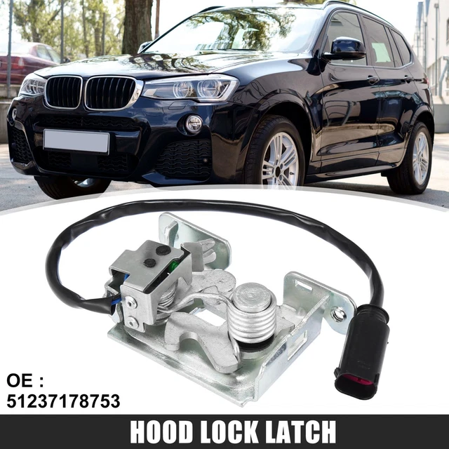 VEHICLE ENGINE HOOD Catch Lock Latch for BMW X5 X6 51237178753 ...