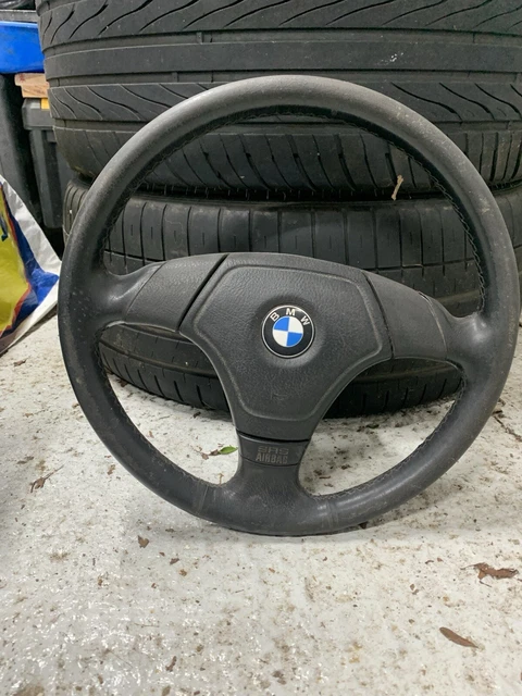 BMW E31 E32 E34 E36 E38 E39 Z3 Leather Sport 2 Steering Wheel 3 Spoke £36.70 - PicClick UK