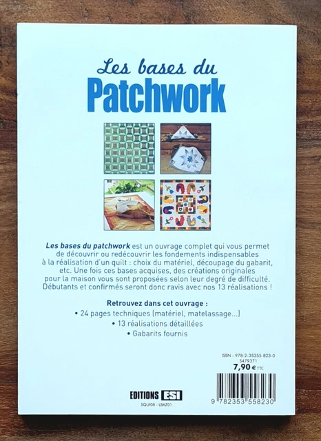 LES BASES DU Patchwork Par Atelier TF EUR 5,00 - PicClick FR