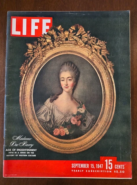 LIFE MAGAZINE SEPTEMBER 15 1947 Madame Du Barry Germanys Lost Youth £3. ...