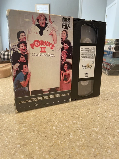 PORKY’S II 1984 CBS FOX VHS Drawer Case First Release RARE 80s Comedy £ ...