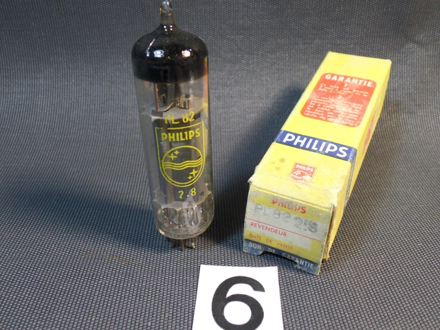 PHILIPS/PL82 (6) VINTAGE Valve Tube Amplifier/NOS £10.34 - PicClick UK