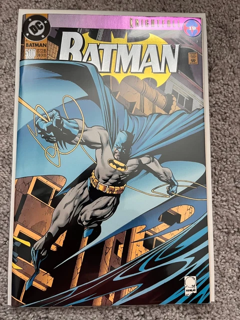 BATMAN 500 (KNIGHTFALL, Azrael, Bane, couverture feuilletée, DC Comics ...