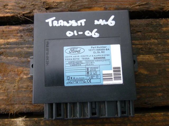 FORD TRANSIT MK6 Central Locking And Alarm Module 1C1T-15K600-Ba 2001 ...