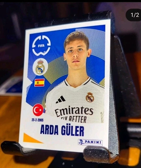 PANINI FIFA CLUB World Cup 25 Sticker Arda Guler Real Madrid + Free ...