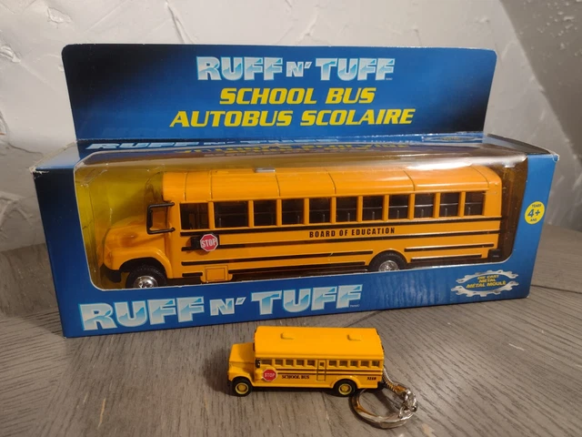 *RARE* RUFF N' Tuff Diecast International School Bus with Key Chain. $57.84 - PicClick CA