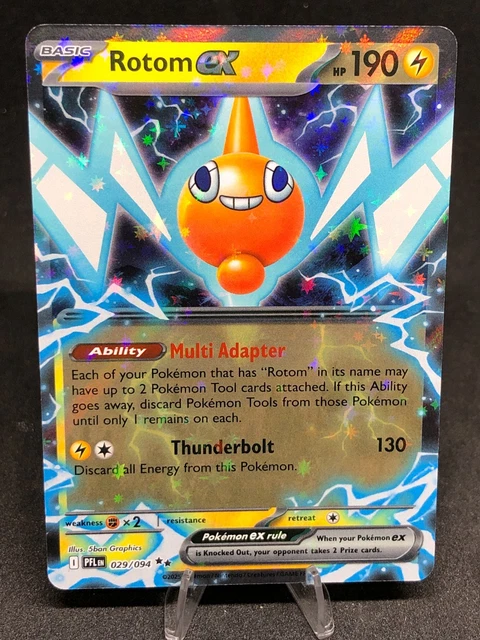 POKÉMON TCG MEGA Rotem Ex 029/094 Phantasmal Flames Double Rare Holo NM ...