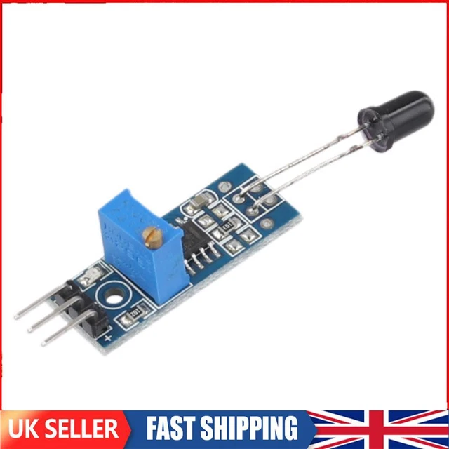 INFRARED FLAME DETECTION Sensor Module 3 Pin Fire Detector for Arduino ...
