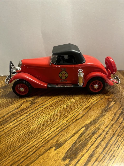 VINTAGE 1988 JIM Beam 1934 Fire Chief Ford V8 Whisky Decanter EMPTY $44 ...