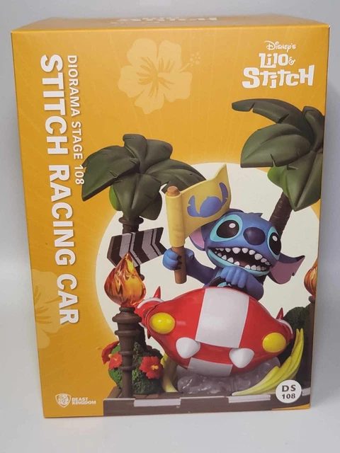 DIORAMA LILO ET Stitch Stitch Racing Car D-Stage 108 Beast Kingdom EUR ...