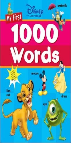 DISNEY: MY FIRST 1000 Words (Disney Learning) Hardback Book The Cheap ...