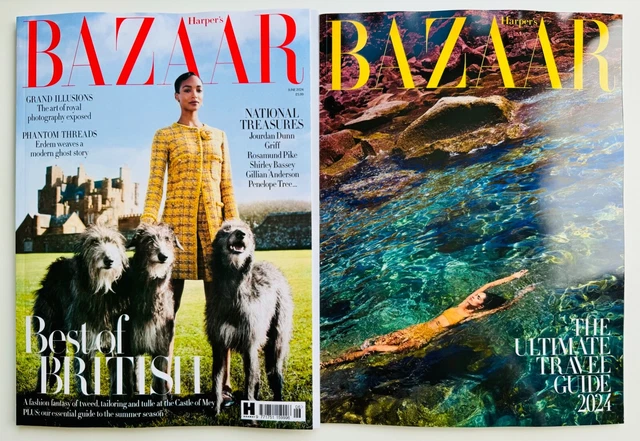 HARPER'S BAZAAR MAGAZINE UK June 2024 Jourdan Dunn + Travel Guide 2024 ...