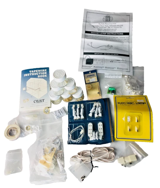 DOLLS HOUSE RANDOM Spare Parts Bundle Lighting Etc ra £49.89 - PicClick UK