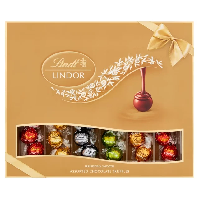 LINDT LINDOR ASSORTED Chocolate Truffles Gift Box Large(Approx 42 ...