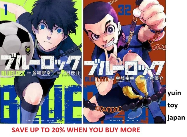 BLUE LOCK BLUELOCK Comic Manga vol.1-32 Book set Kodansha Japanese EUR ...