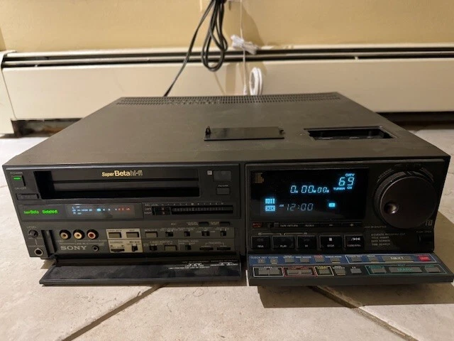 SONY SL-HF1000 SUPER Beta Hi-Fi Betamax Stereo Video Cassette Recorder ...