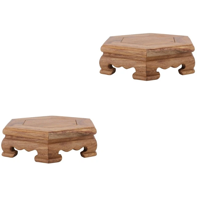SET OF 2 Base Chinese Flower Pot Stand Flowerpot Holder £18.89 ...