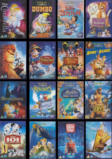 DISNEY ANIMATED SINGLE-DISC Edition Picture DVD UK Region 2 ...