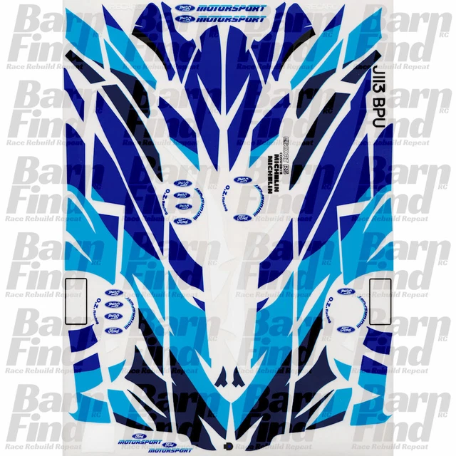 FORD ESCORT RS Cosworth Tiger Stripe Decals Sticker MCI Reproduction ...