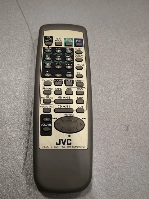 JVC RM-SEMD70RU REMOTE Control - Used, Fully Working $58.61 - PicClick CA