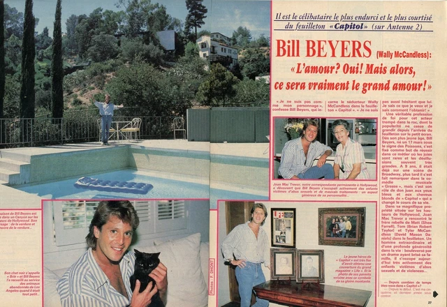 COUPURE DE PRESSE Clipping 1986 Bill Beyers Feuilleton Capitol (3 pages ...