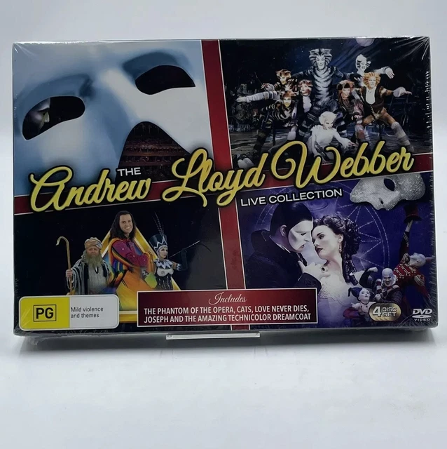 THE ANDREW LLOYD Webber Live Collection Box Set Phantom Of The Opera ...