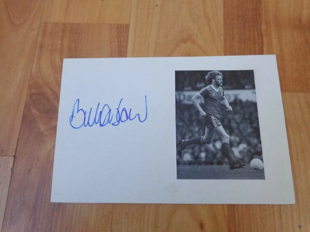 ORIGINALE AUTOGRAFATO BILLY Ashcroft Middlesbrough Bianco Index Card 15 ...