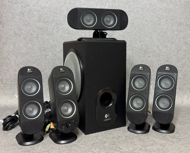 LOGITECH X 530 Système Surround 5.1 Pour Le PC Haut-Parleur EUR 85,71 ...