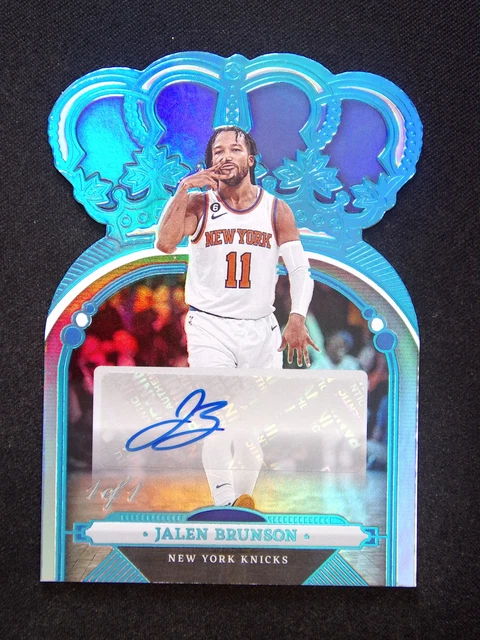 2022-23 PANINI CROWN Royale Autographes Jalen Brunson #CA-JBR Auto ...