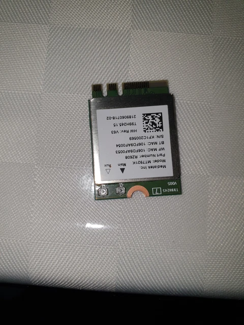AMD MEDIATEK RZ608® NGFF M.2 WIFI 6E 802.11AX Bluetooth 5.2 MT7921K ...