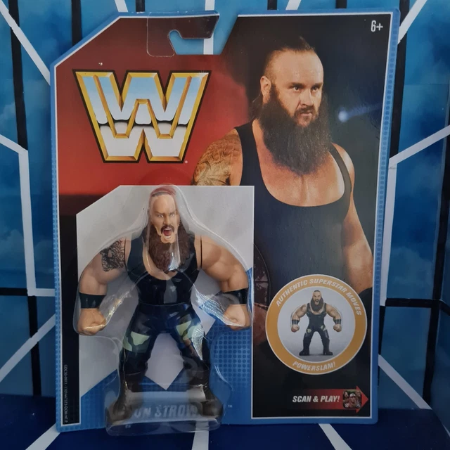 BRAUN STROWMAN - Retro Series 8 - New - WWE Mattel Wrestling Figure *Please Read £15.00 ...