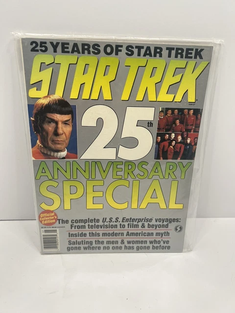 STAR TREK 25TH Anniversary Special Magazine Official Collector's ...