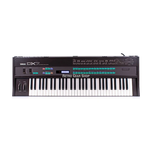 YAMAHA DX7 SUPERMAX Digital Keyboard Synthesizer Synth + extras cover ...