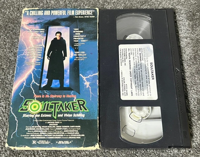 SOULTAKER (1990) VHS Joe Estevez Horror Sci Fi Rare OOP AIP Studios ...