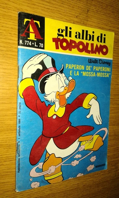 ALBI DI TOPOLINO # 774-Paperon De Paperoni E La Mossa Mossa-1969-Con ...