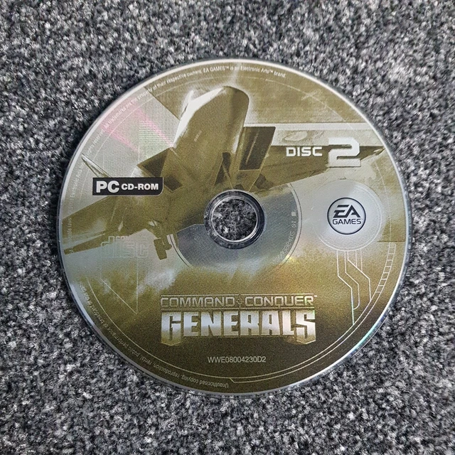 SELTENE COMMAND & Conquer Generals Deluxe Edition Pc Cd-Rom Spiel Disc ...
