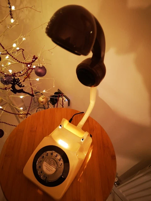 VINTAGE GPO 746 Rotary Telephone Converted to Bluetooth Speaker with ...