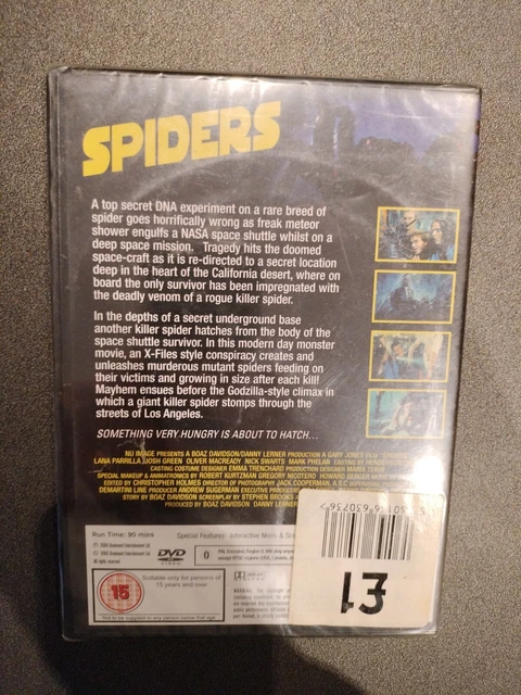 SPIDERS - LANA Parrilla Josh Green Oliver Macready Region 0 DVD New ...