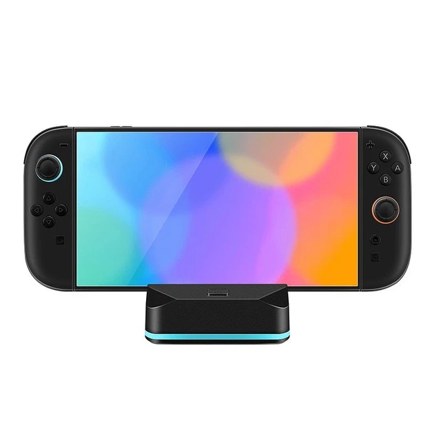 CHARGING BASE FOR Switch 2 Console Controllers RGB Lights Portable ...