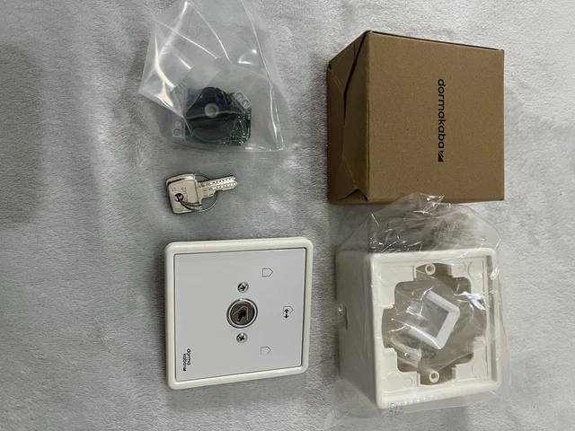 DORMA KABA AUTO Door 3 Position Key switch with 2x keys + Surface ...