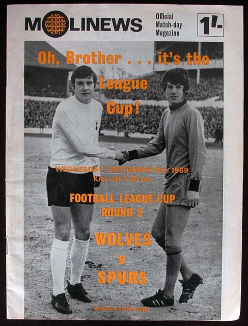 TOTTENHAM HOTSPUR 1969/70 Home Programmes EVERY PROGRAMME COMPLETE £50. ...