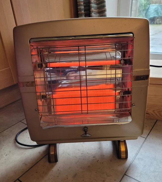 VINTAGE 60'S ELECTRIC Fire 2 Bar Belling Countess Working Excellent ...