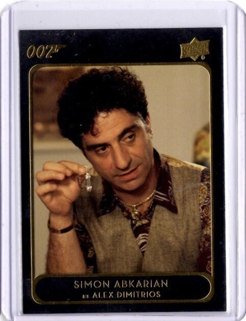 JAMES BOND VILLAINS & Henchmen, Obsidian Parallel Card, #76 Alex ...