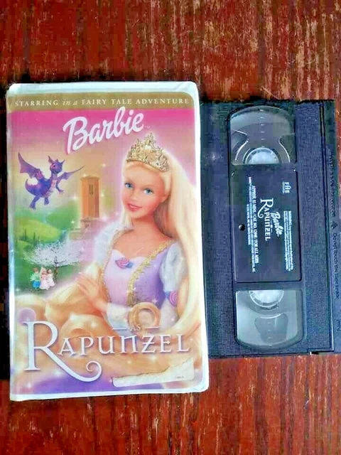 BARBIE AS RAPUNZEL (VHS, 2002, Clamshell) good condition £1.88 ...