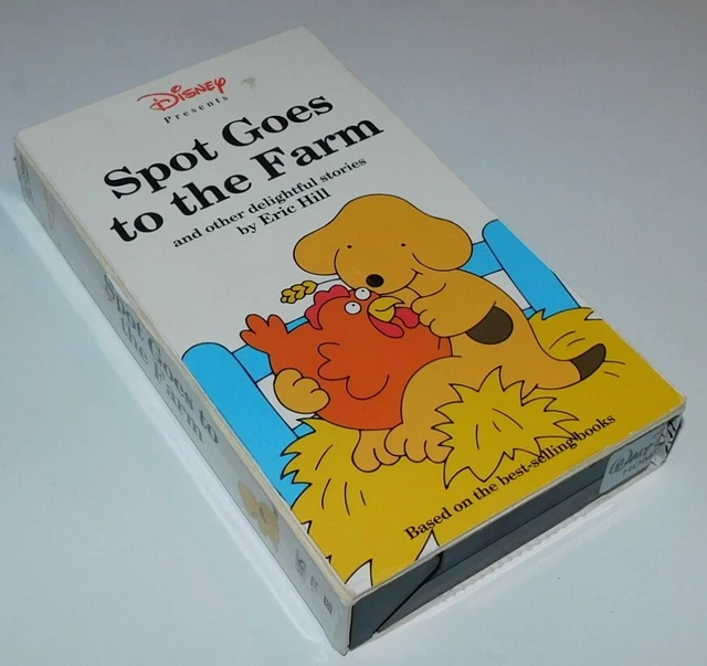 SPOT GOES TO THE FARM bande vidéo animée VHS ERIC HILL Walt Disney 1993 ...