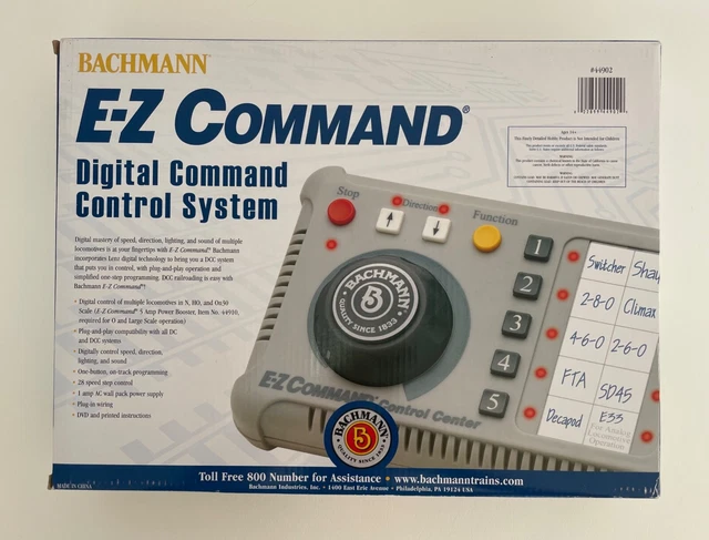 BACHMANN E-Z COMMAND® Digital Command Control System for all Scales $83 ...
