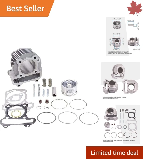 GOOFIT 47mm Big Bore Cylinder Kits Replacement For 80cc 4 Stroke